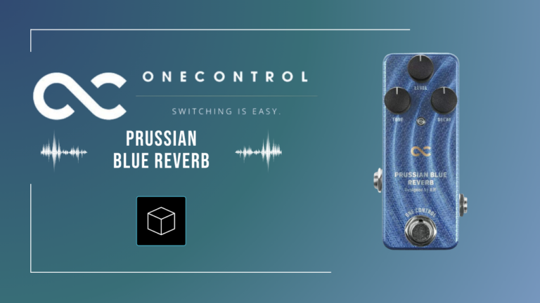 One Control PRUSSIAN BLUE REVERB ミニサイズでもナチュラルでステレオサウンドなリバーブ【サウンドデモ・評判 ...