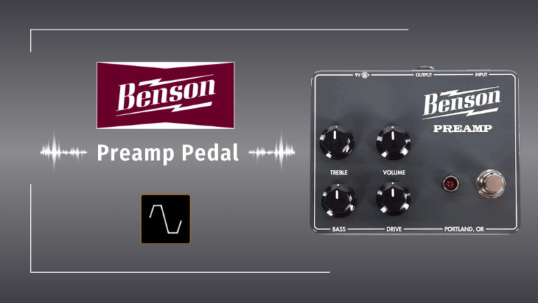 Benson Amps Preamp Pedal Distortion based on tube amp circuit [Sound ...