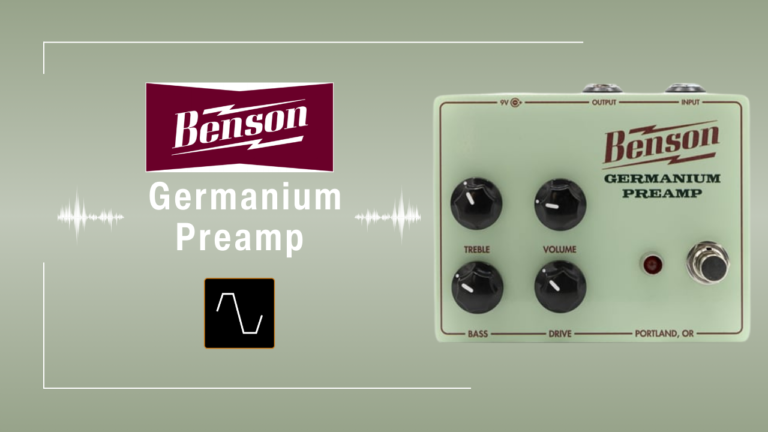 Benson Amps Germanium Preamp flagship model now features germanium ...