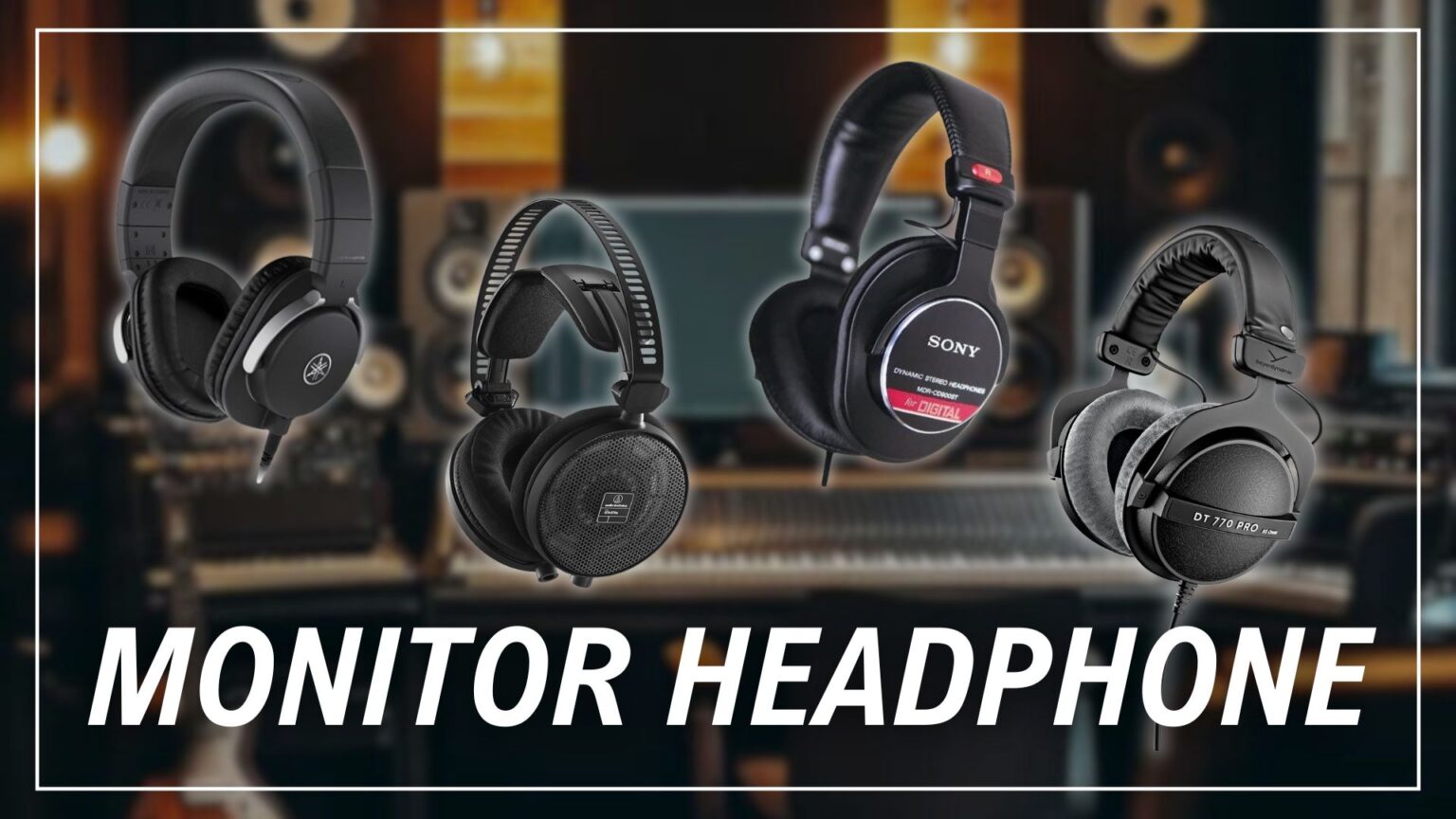 [A Must-See for Guitarists] Recommended Monitor Headphones and How to ...