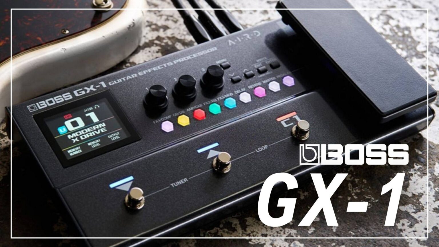 [Compact & High-Quality Sound] BOSS GX-1 AIRD Sound in a Size This Size ...